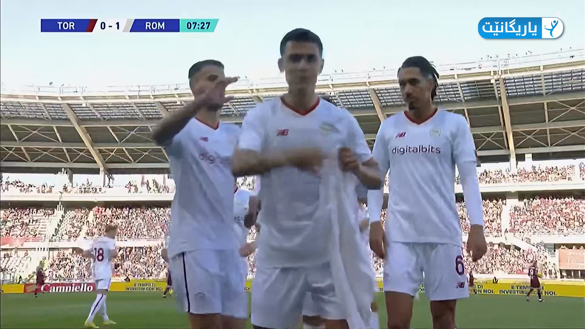 ڤیدیۆ: گۆڵی یەکەمی رۆما دژی تۆرینۆ - Yariga