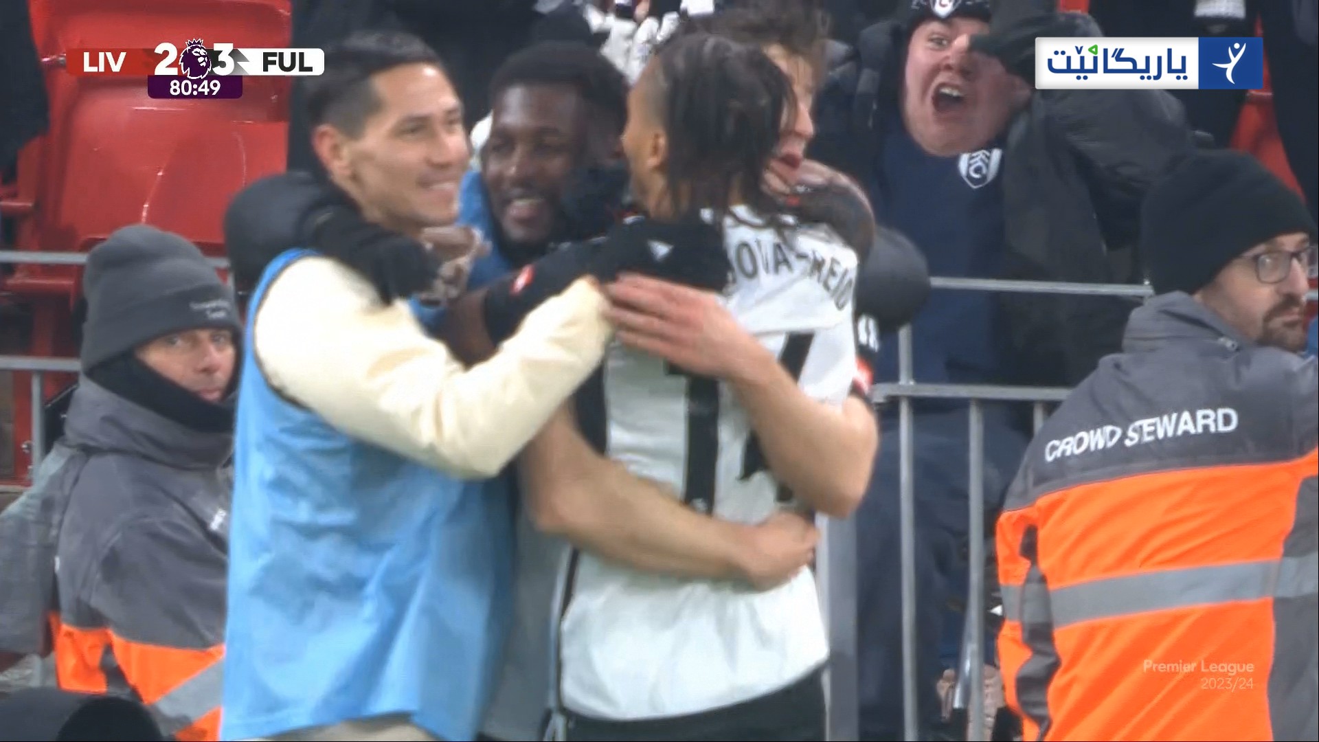 ڤیدیۆ: گۆڵی سێیەمی فولهام دژی لیڤەرپوول - Yariga