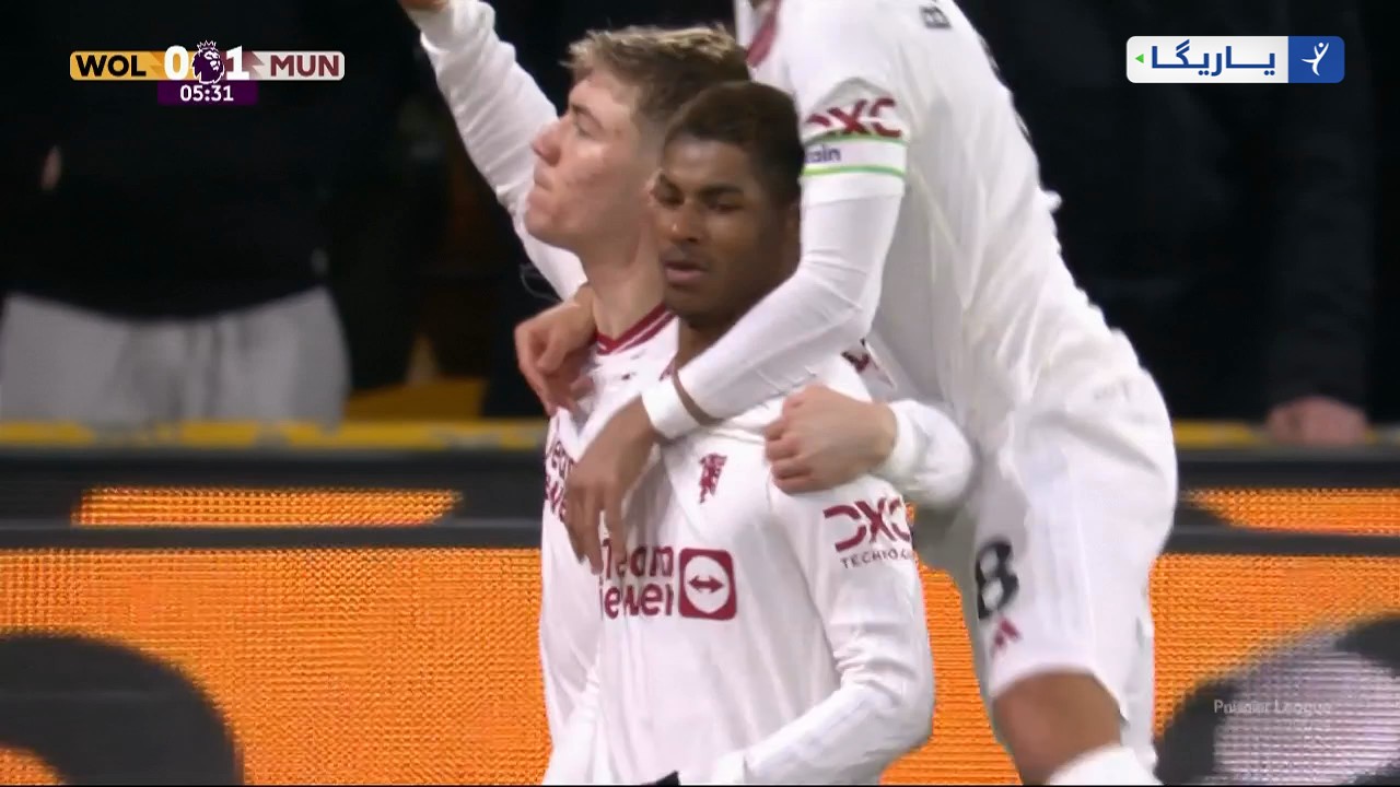 ڤیدیۆ: گۆڵی یەکەمی مان یونایتد بەرامبەر وۆلڤز - Yariga