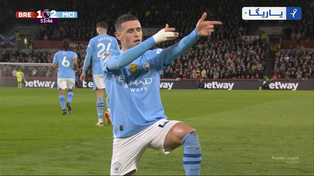 ڤیدیۆ: گۆڵی دووەمی مان سیتی بەرامبەر برێنتفۆرد - Yariga