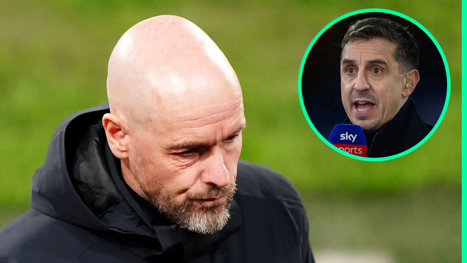 نێڤڵ بۆ كارگێری مانچێسته‌ر یونایتد: ده‌رفه‌تێكی دیكه‌ به‌ تێن هاخ بدەن ...