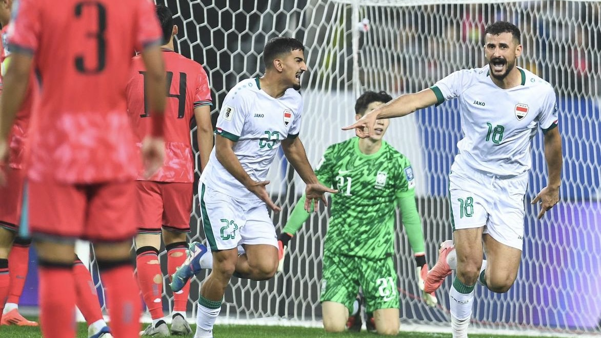 ڤیدیۆ; گۆڵی یەكسانی عێراق بەرامبەر كۆریای باشوور - Yariga