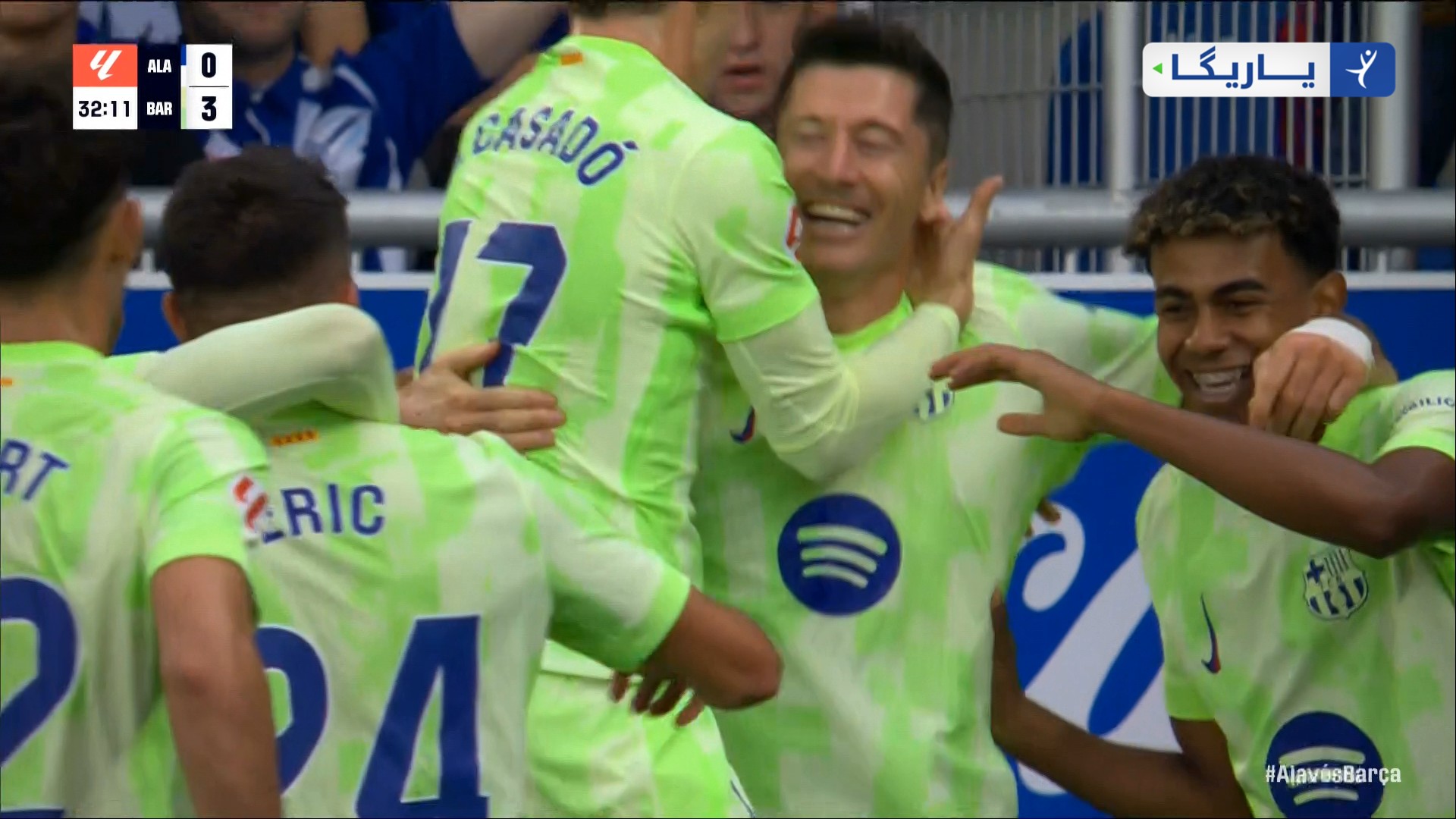 ڤیدیۆ؛ گۆڵی سێیەمی بارسێلۆنا بەرامبەر ئالاڤێس - Yariga