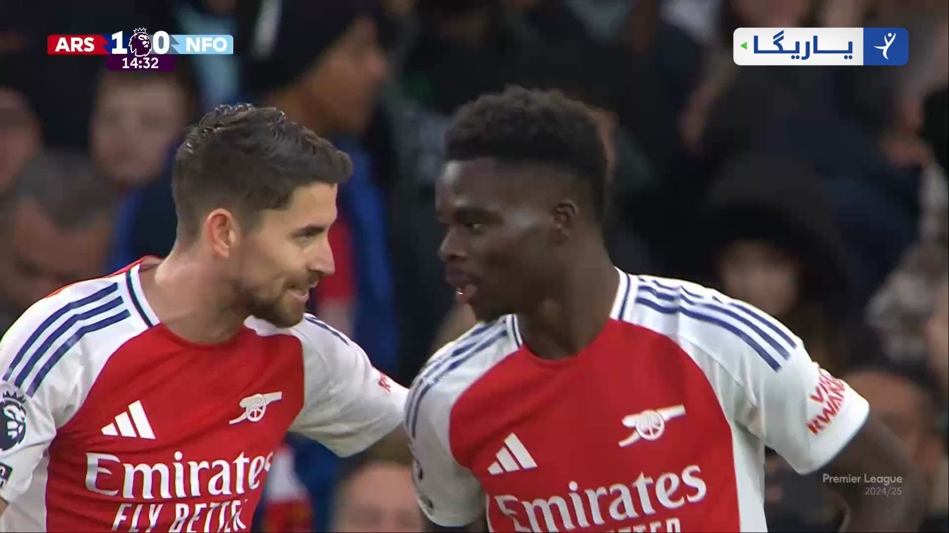 ڤیدیۆ؛ گۆڵی یەکەمی ئارسیناڵ بەرامبەر نۆتینگهام - Yariga