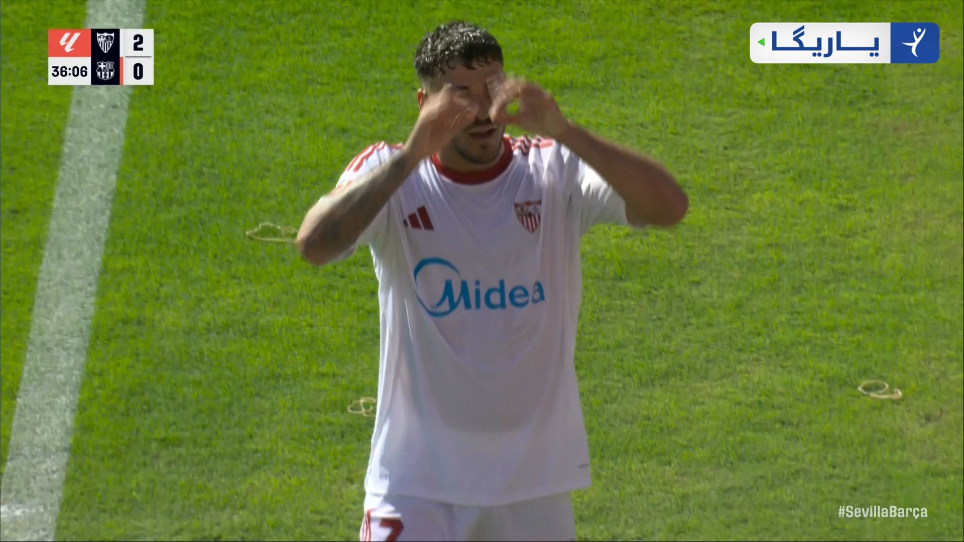 ڤیدیۆ؛ گۆڵی دووەمی سێڤییا بەرامبەر بارسێلۆنا - Yariga